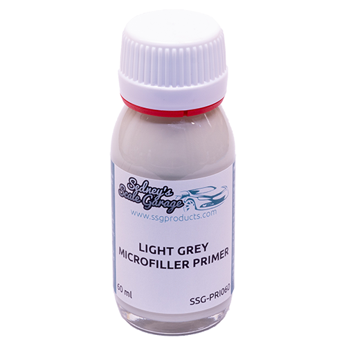 Light Grey Micro Filler Primer | Sedney's Scale Garage